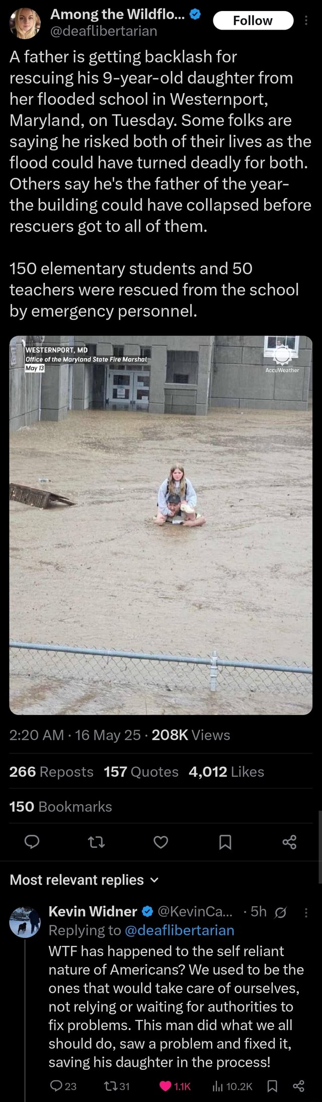 Among the Wildflo... A father is getting backlash for rescuing his 9 ...