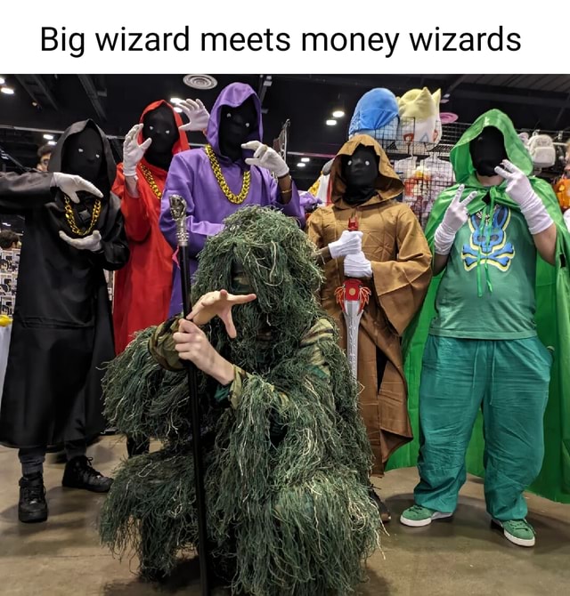Big wizard meets money wizards - iFunny