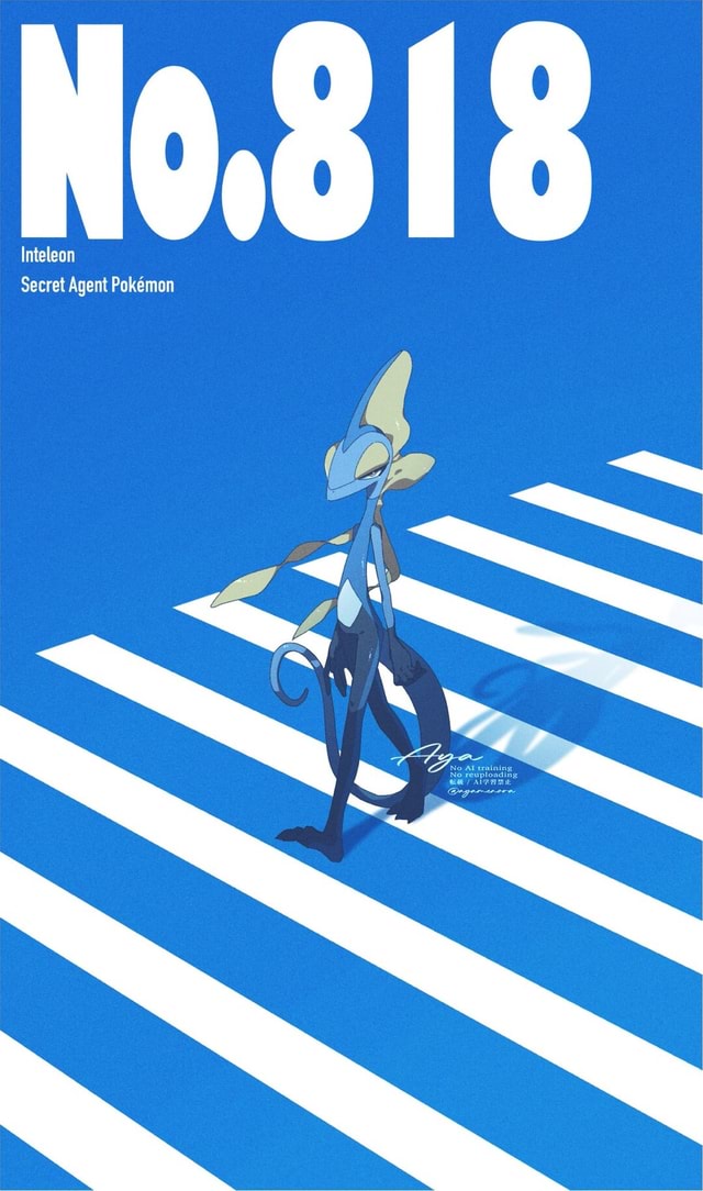 Inteleon Secret Agent Pokemon - iFunny