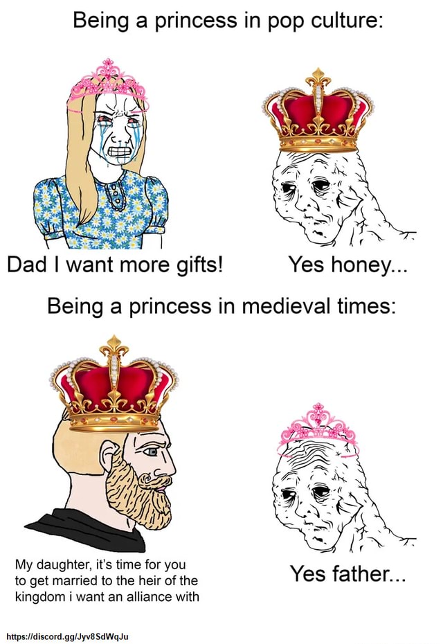 Being a princess in pop culture: Dad I want more gifts! Yes honey ...