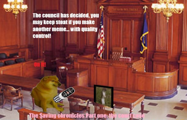 This is a reference to my meme about stoat, my least smiled meme with 0 ...