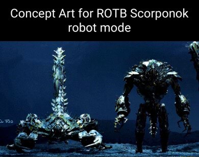 Concept Art for ROTS Scorponok robot mode - iFunny