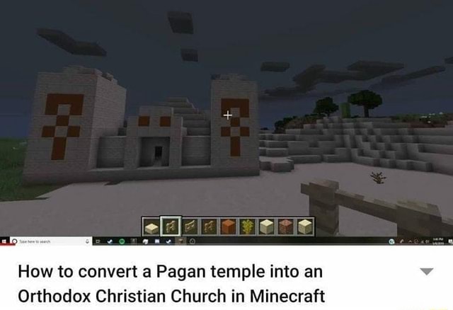 How to convert a Pagan temple into an Orthodox Christian Church in ...