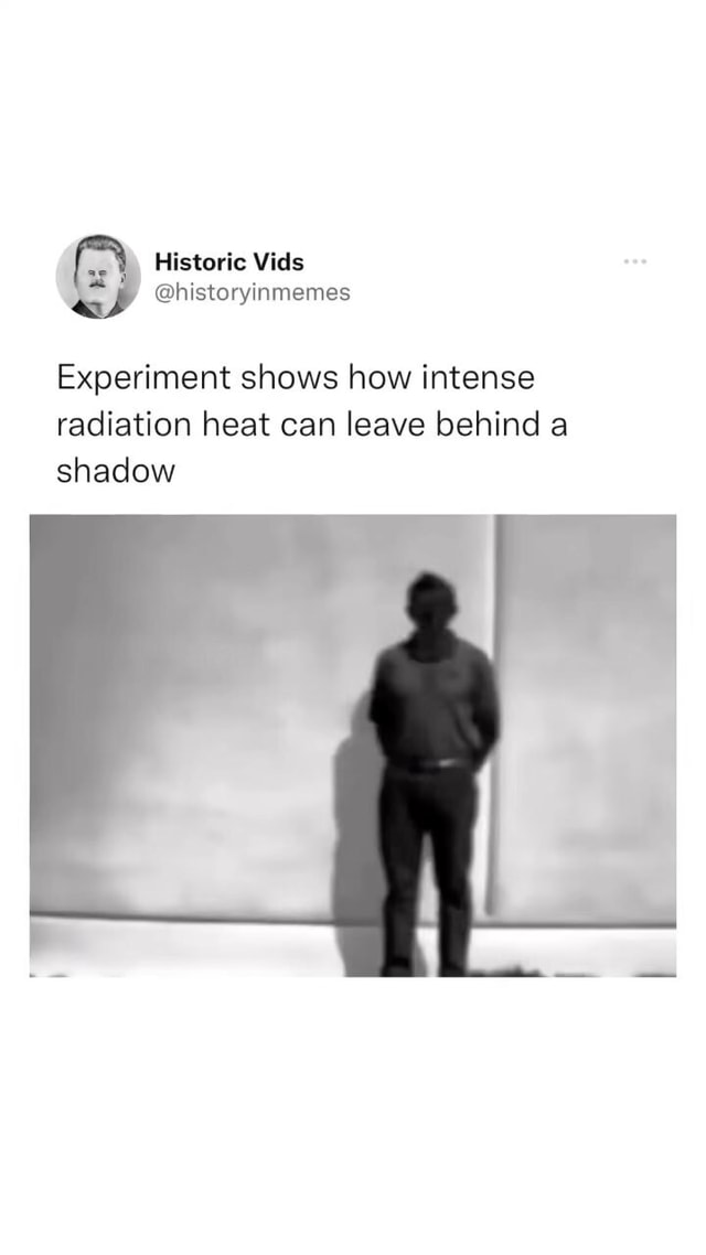Radiation heat transfer happens at the speed of light. When you cast a ...