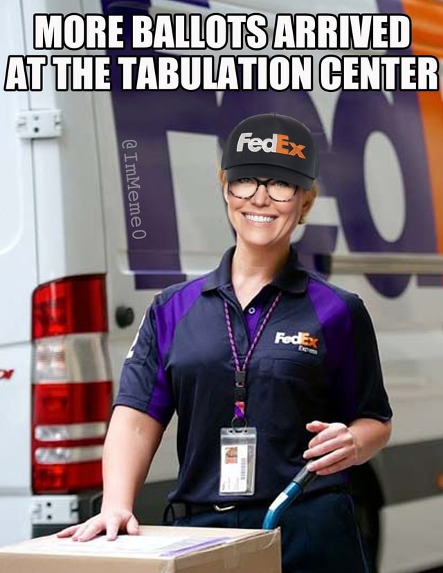 MORE BALLOTS ARRIVED AT THE TABULATION CENTER - iFunny