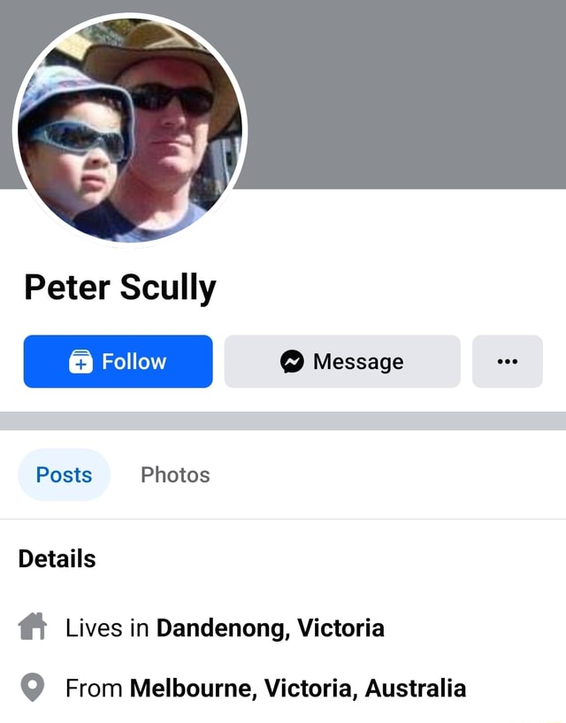Peter Scully I Follow Message Posts Photos Details Lives in Dandenong ...
