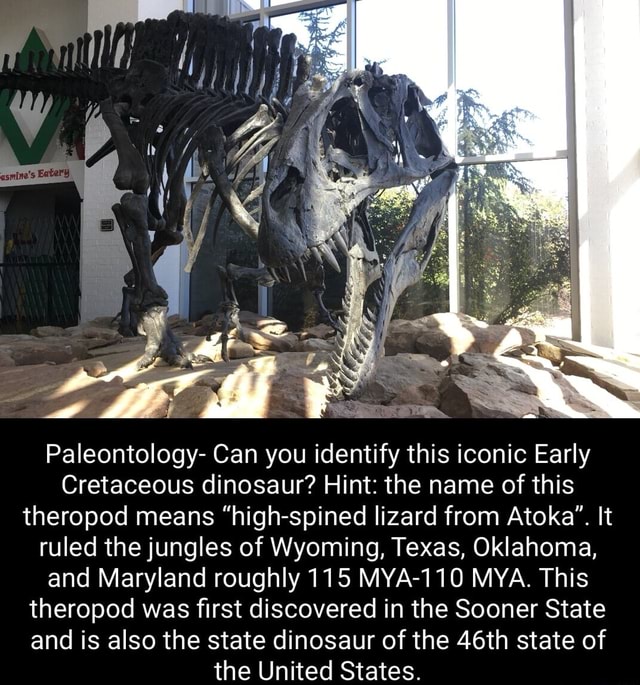 Paleontology- Can you identify this iconic Early Cretaceous dinosaur ...