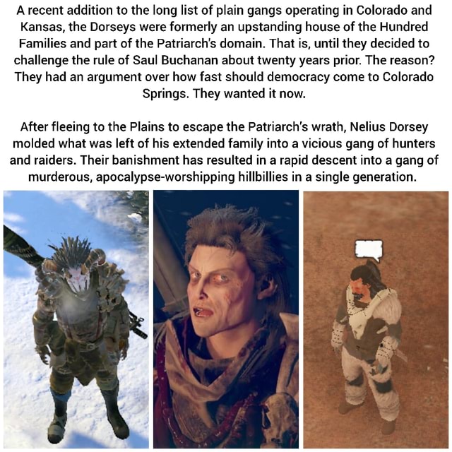 A recent addition to the long list of plain gangs operating in Colorado ...