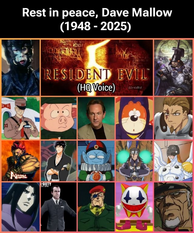 Rest in peace, Dave Mallow (1948 2025) ce) - iFunny