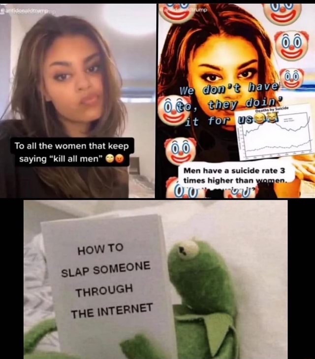 INTERNET times higher than women. ONO Wy HOW TO SLAP SOMEONE THROUGH ...