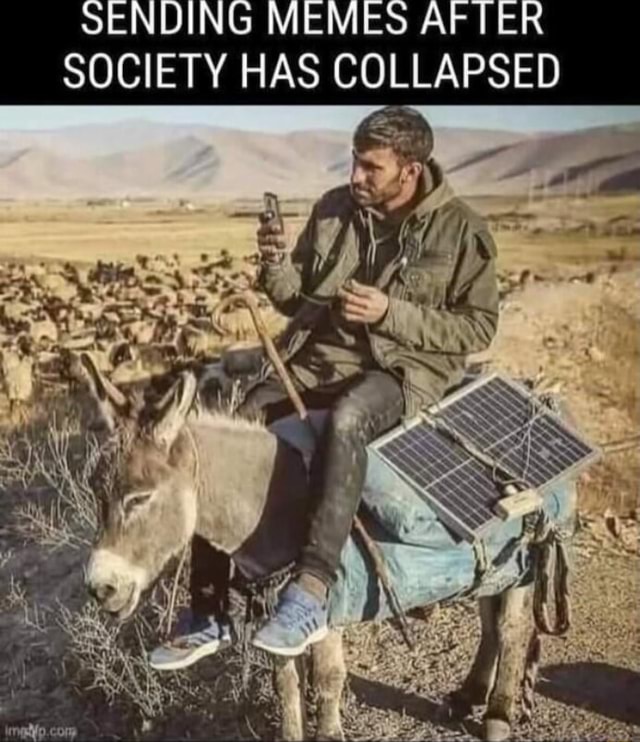 SENDING MEMES AFTER SOCIETY HAS COLLAPSED - iFunny
