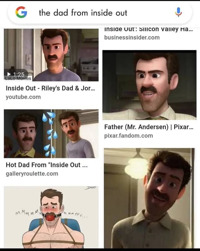And the dad from inside out Inside YUT: SHICON Vailey Ha... Inside Out ...