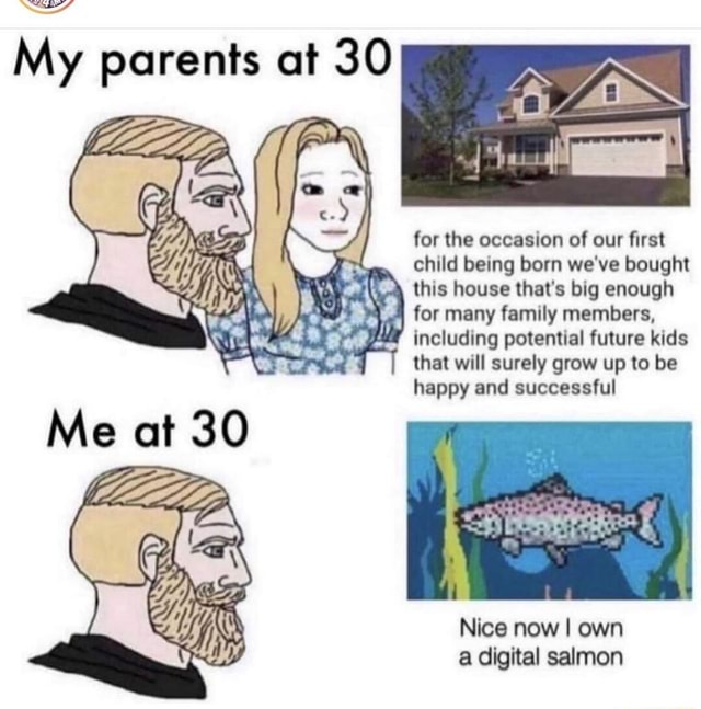 My parents at 30 Me at 30 for the occasion of our first child being ...
