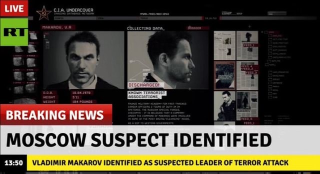 LIVE BREAKING NEWS I MOSCOW SUSPECT IDENTIFIED VLADIMIR MAKAROV ...