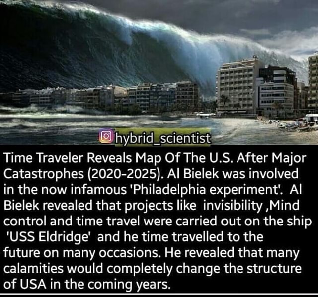 Time Traveler Reveals Map Of The US. After Major Catastrophes (2020 ...