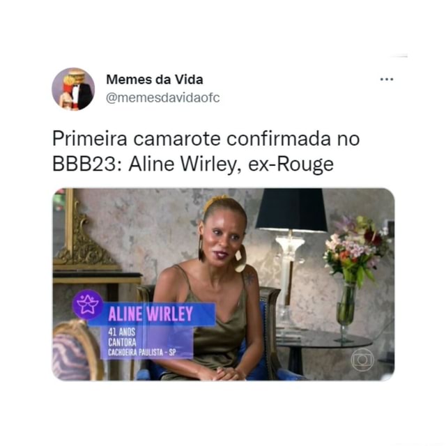 Veja a apresentação de Aline Wirley e todos os participantes ...