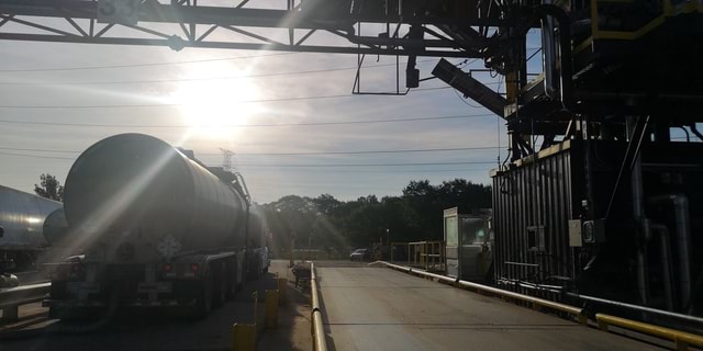 Very early I already had a full load of piping hot bitumen. From Suncor ...