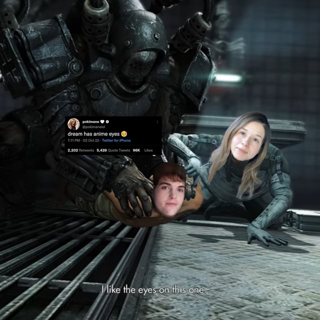 Pokimane @ @ FY epokimanelol dream has anime eyes PM - 02 Oct 22 ...