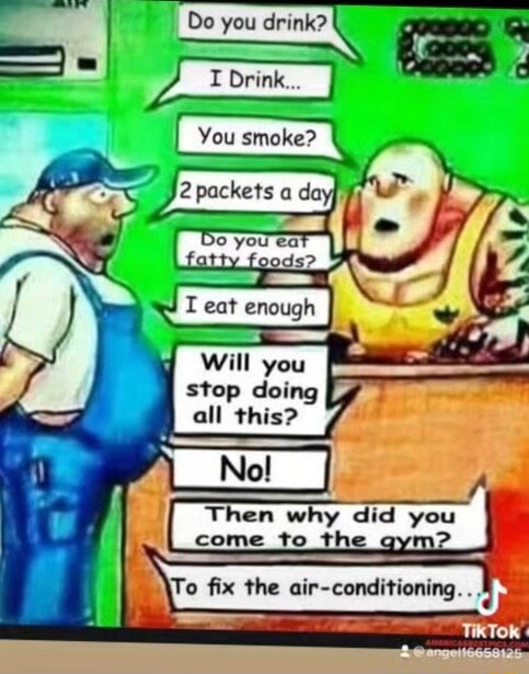 Do you drink? I Drink You smoke? 2 packets a day Then came \To fix the ...