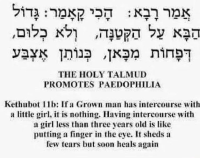 -Jo WP DT WK 0179 87) TavpO by Kan [ND NINd7 THE HOLY TALMUD PROMOTES ...