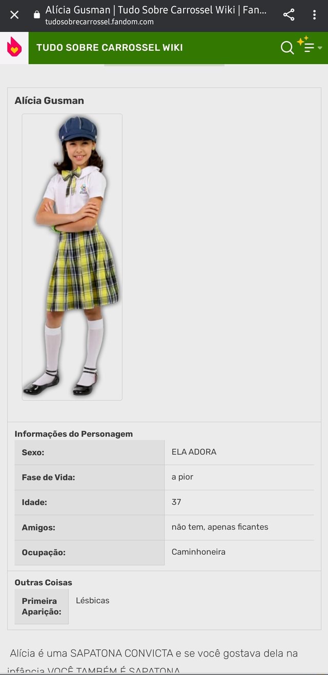 Alícia Gusman I I Tudo Sobre Carrossel Wiki I I Fan... tudosobrecarrossel TUDO SOBRE CARROSSEL ...