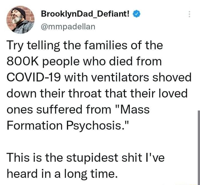 @mmpadellan Try telling the families of the 800K people who died from ...