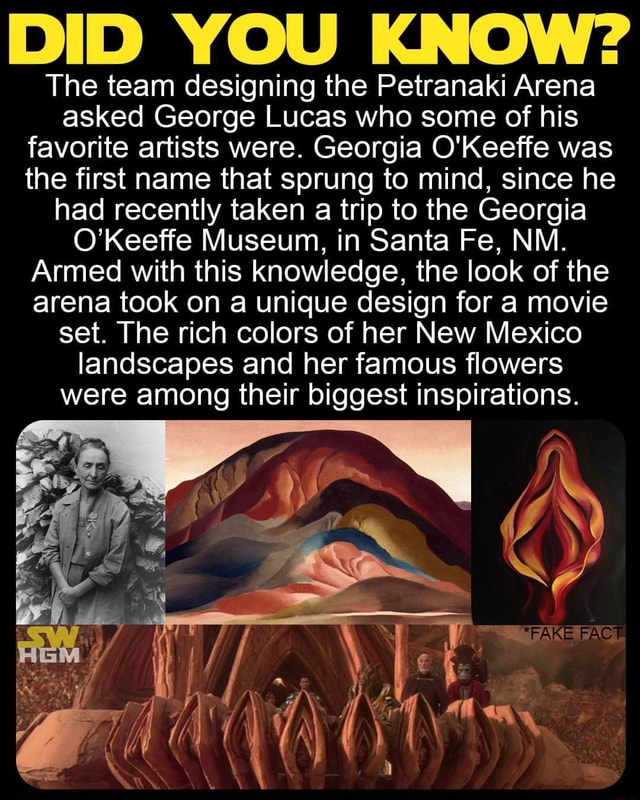 DID YOU KNOW? The team designing the Petranaki Arena asked George Lucas ...