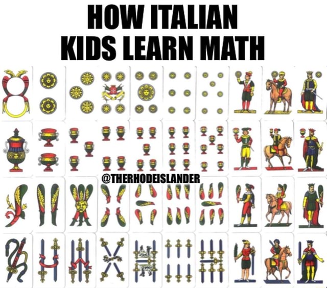 HOW ITALIAN KIDS LEARN MATH - iFunny
