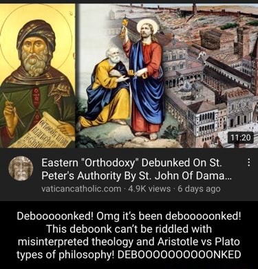 Eastern "Orthodoxy" Debunked On St. Peter's Authority By St. John Of ...
