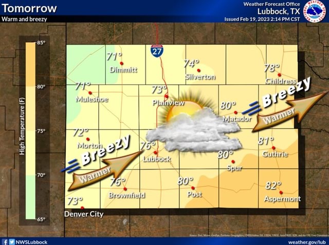 Tomorrow Warm and breezy I Denver City, Weather Forecast Office Lubbock ...