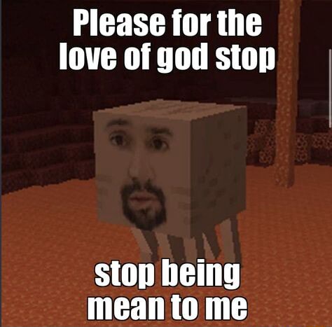 Please for the love of god stop I stop being mean to me - iFunny