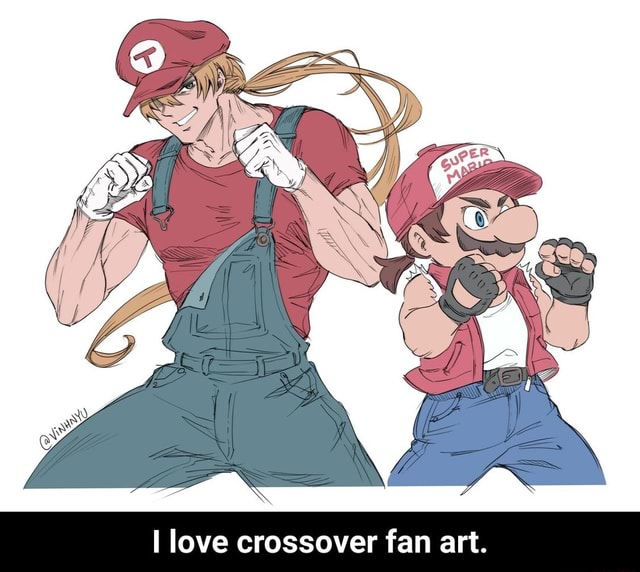 I love crossover fan art. - I love crossover fan art. - iFunny