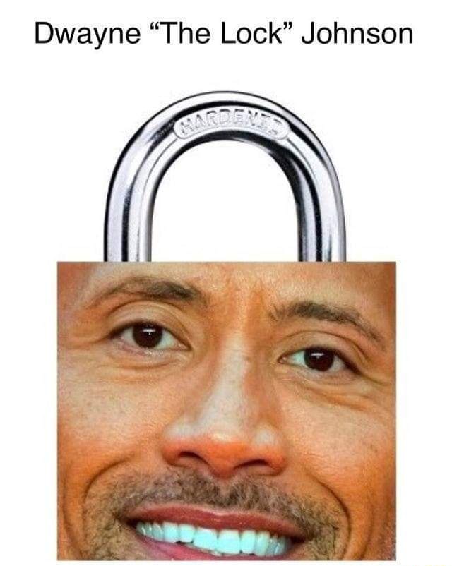 Dwayne “The Lock” Johnson - iFunny