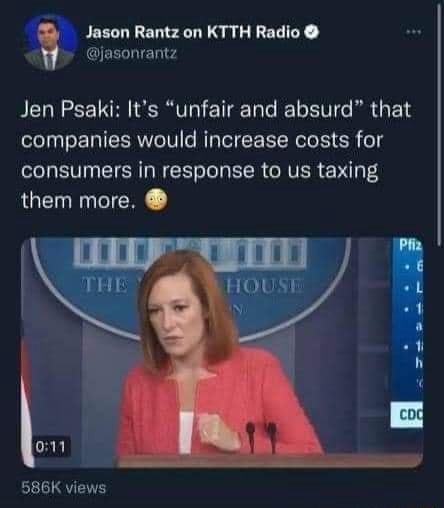 Jen Psaki: It's "unfair and absurd" that companies would increase costs ...