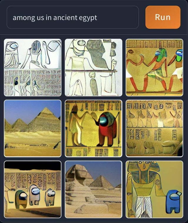 Among us in ancient egypt Run - iFunny
