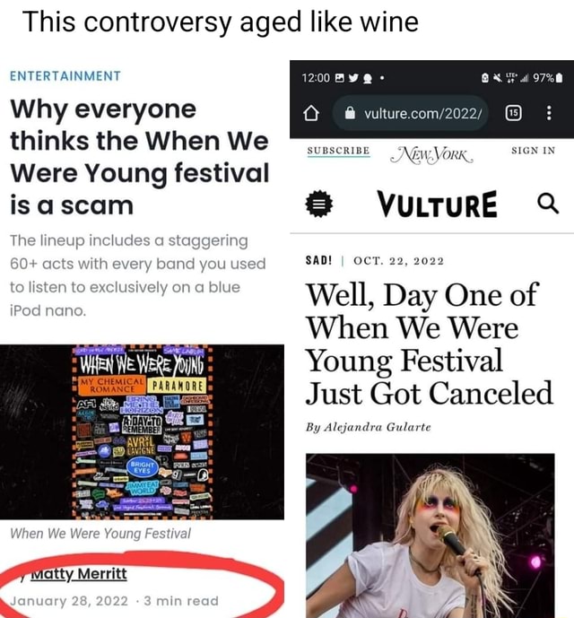 This controversy aged like wine ENTERTAINMENT 1200 BY Why everyone ...