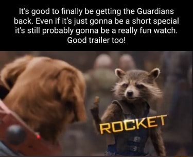 It's good to finally be getting the Guardians back. Even if it's just ...