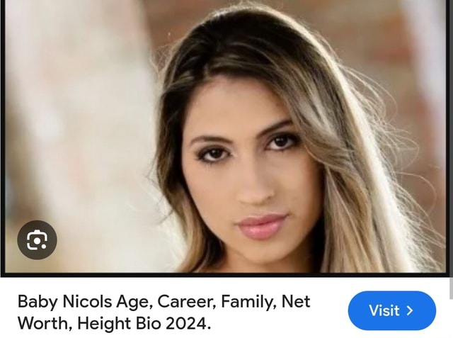 Baby Nicols Age, Career, Family, Net Worth, Height Bio 2024. Visit - iFunny