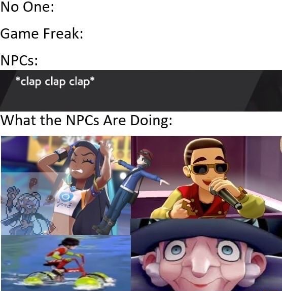 No One: Game Freak: NPCs: "clap clap clap‘ What the NPCs Are Doing ...