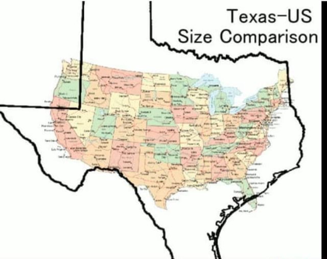 Texas-US Size Comparison - America’s best pics and videos