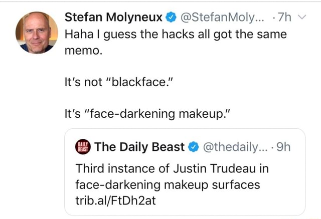 Stefan Molyneux 0 @StefanMoly... ~7h Haha I guess the hacks all got the ...
