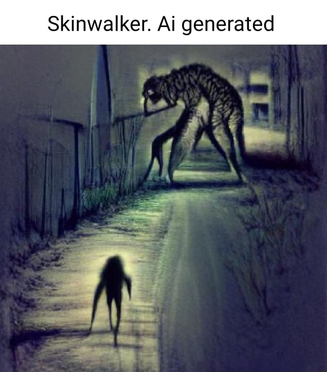 Skinwalker. Ai generated we Kp= - iFunny