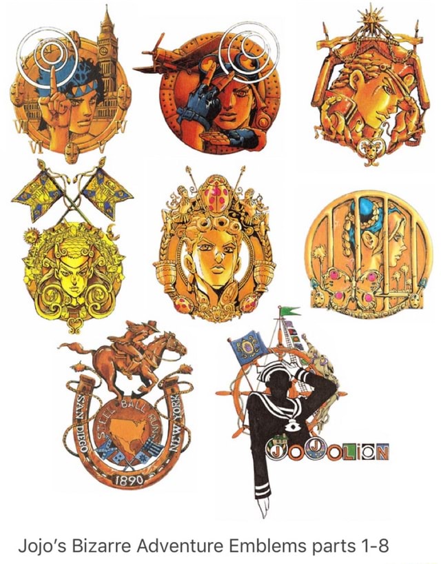 Jojo’s Bizarre Adventure Emblems parts 1-8 - iFunny