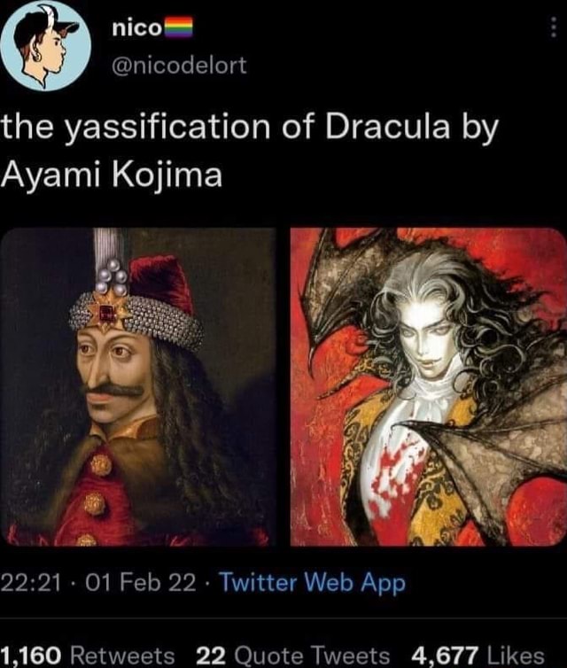 @nicodelort the yassification of Dracula by Ayami Kojima - iFunny