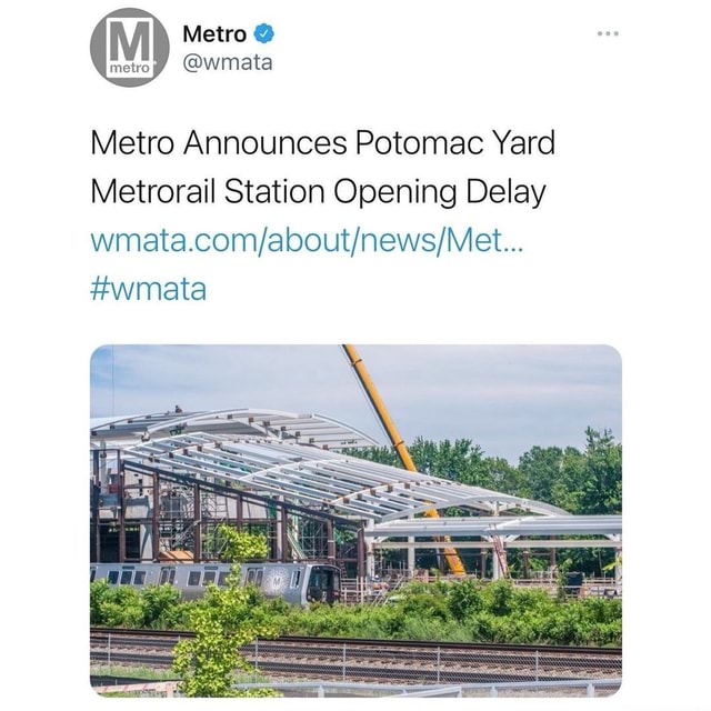 M Metro @ metro @wmata Metro Announces Potomac Yard Metrorail Station ...