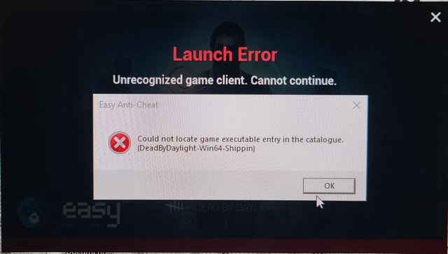 Launch Error Unrecognized game client. Cannot continue. Could not ... Launch Error Unrecognized game client. Cannot continue. Could not ...
