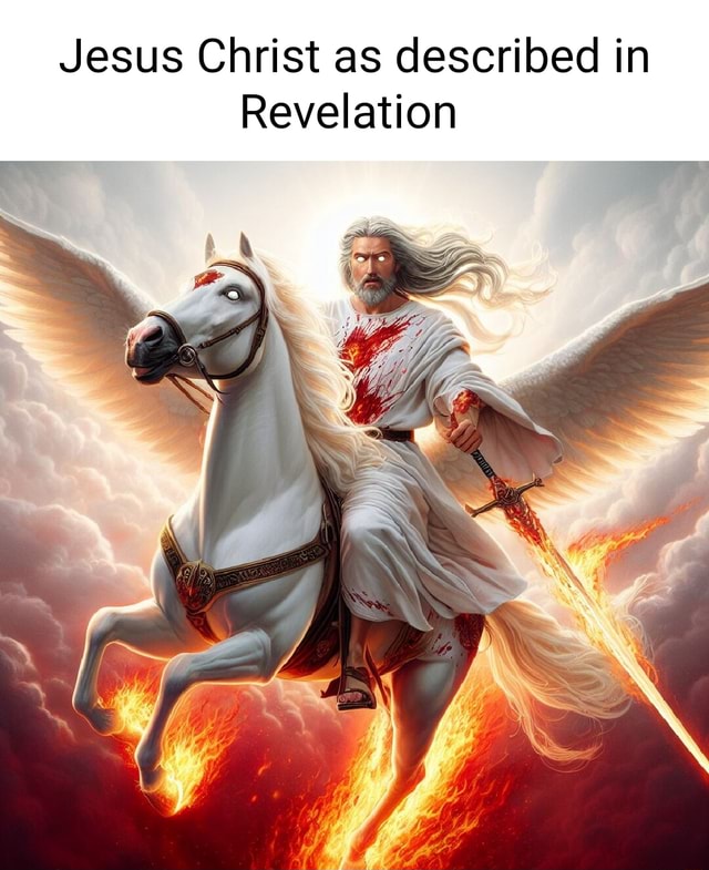 Jesus Christ as described in Revelation - iFunny