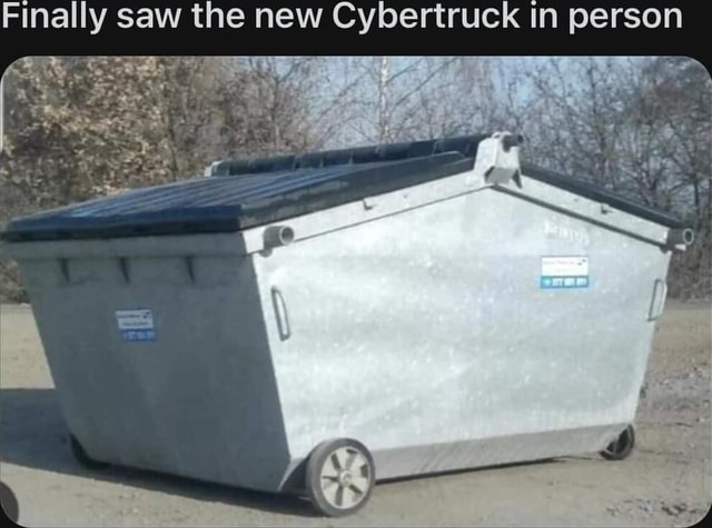 Finally saw the new Cybertruck in person - iFunny