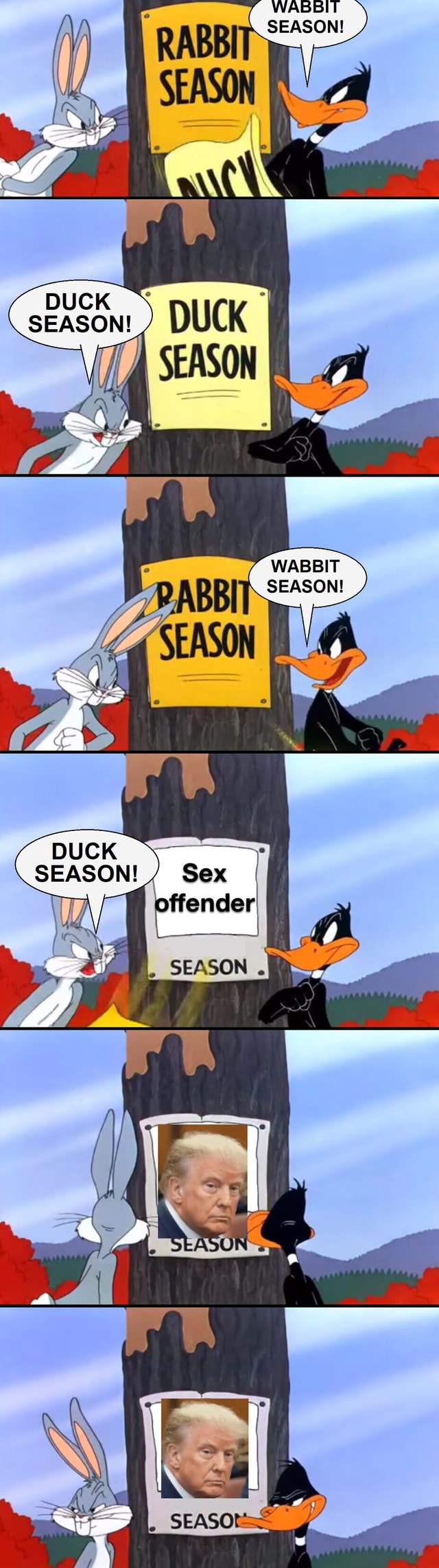 WABBIT SEASON! SEASON WABBIT SEASON! ha> SEASON - iFunny