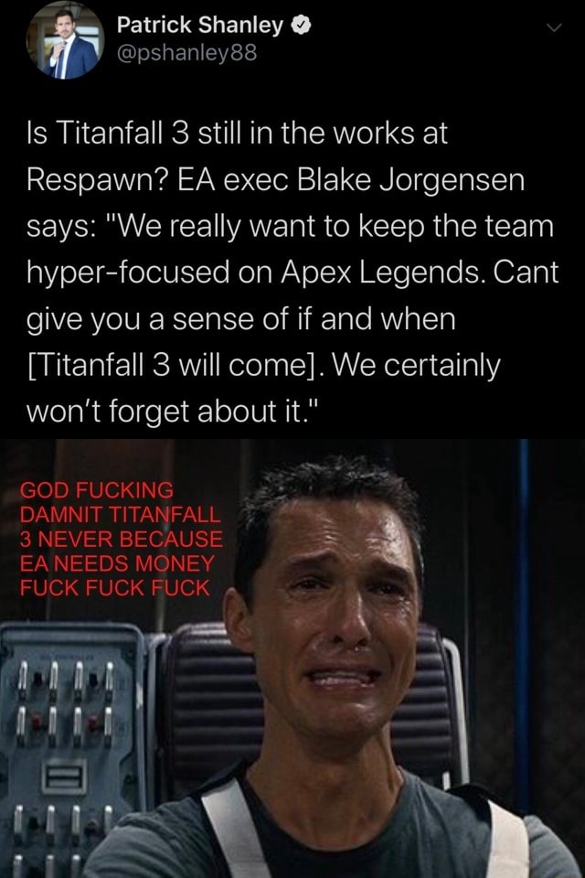 Is Títanfall 3 still in the works at Respawn? EA exec Blake Jorgensen ...